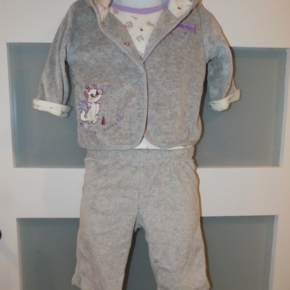 Disney | Matching Sets | Disney 3 Piece Gray Aristocats Maria Outfit ...